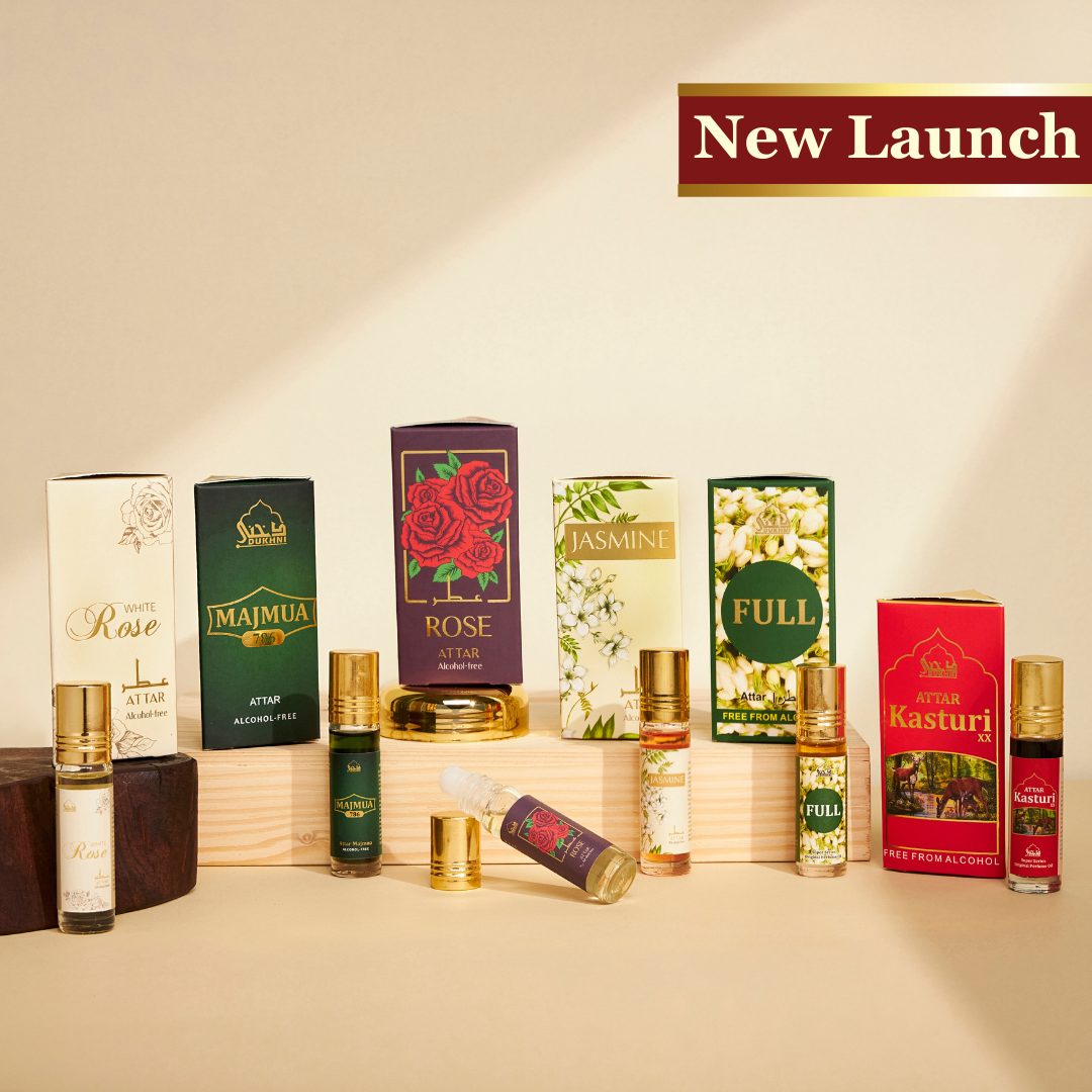 Dukhni Floral Attar Oil Set | العربي العطار – Dukhni - Islamic Scents ...