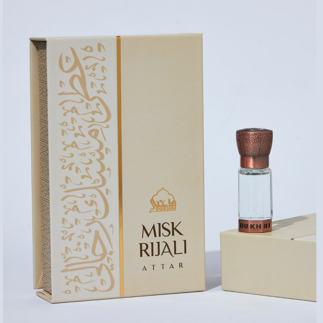 Misk Rijali Attar Oil - 6ml Alcohol-Free Pure Extract Perfume Oil l ...