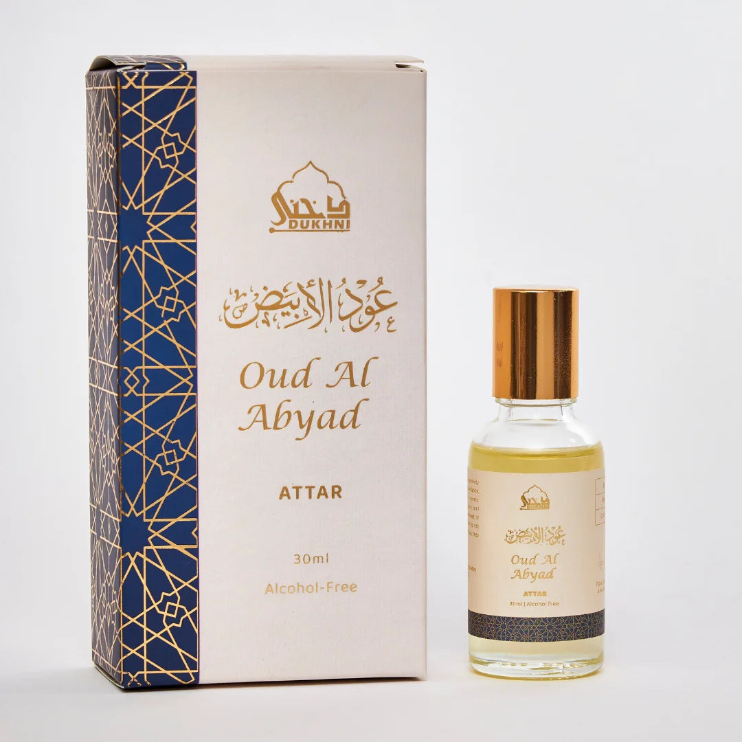 Buy Oud Al Abyad Attar Oil 30ml - Classic White Oud | Dukhni UK ...
