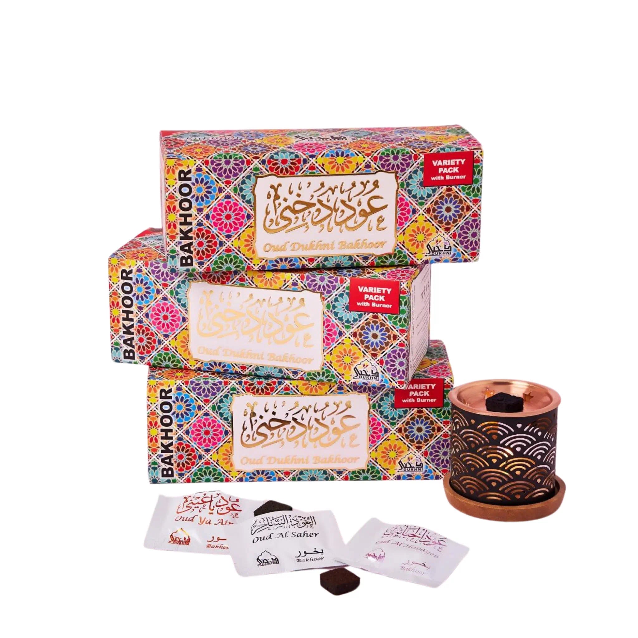Buy Oud Bakhoor Collection Online - Best Variety Boxes & Trays | Dukhni ...